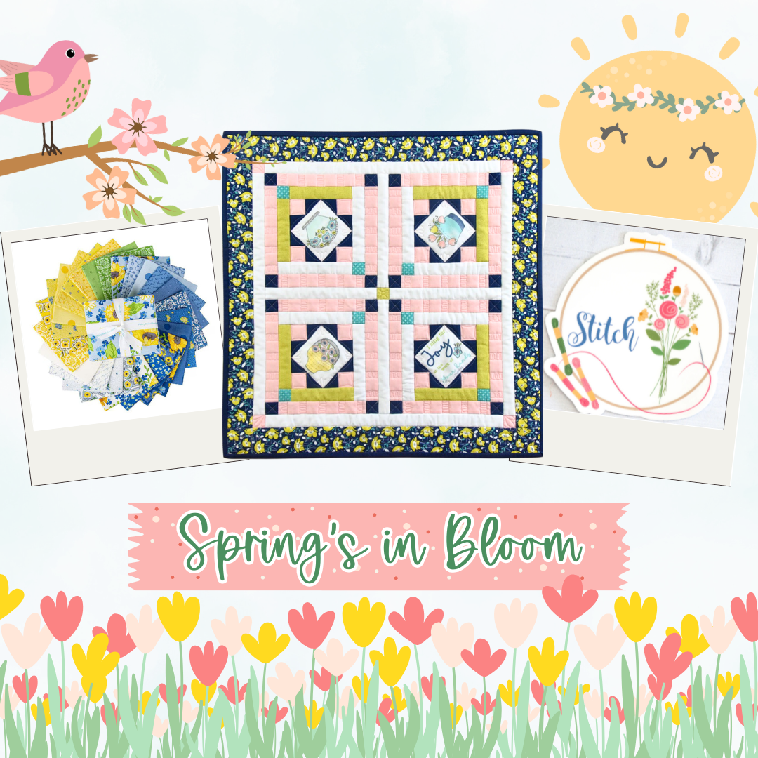 Springs in Bloom Collection – Quilting Kits & Patterns, Fabric & Spring ...