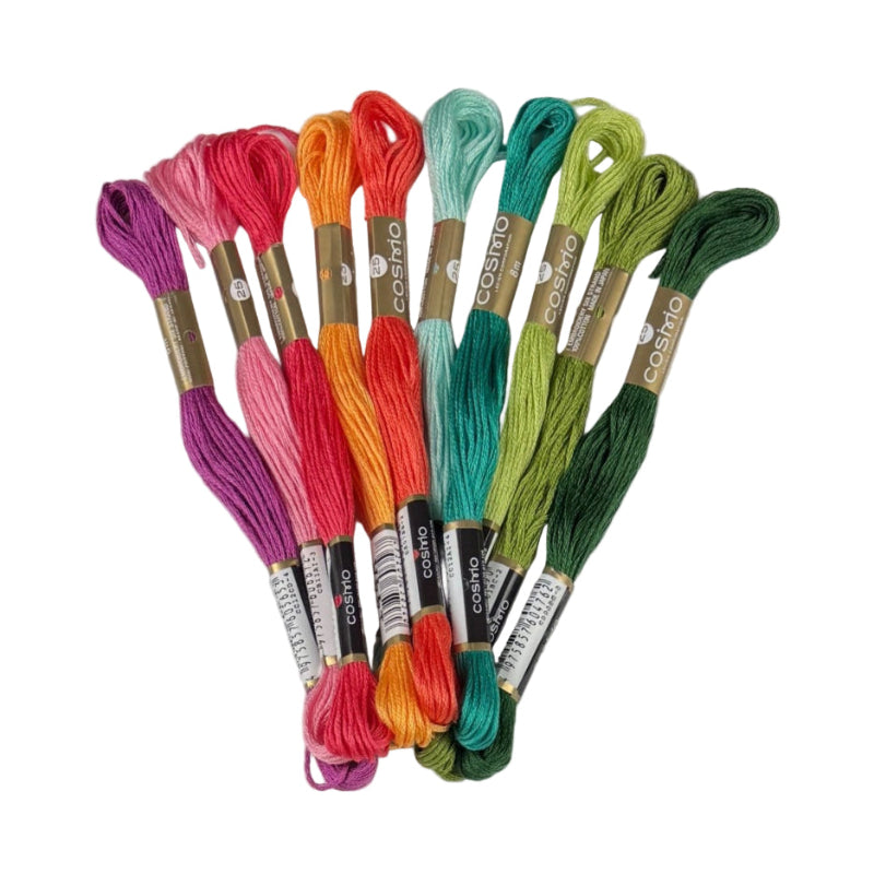 Desert Bloom Embroidery Floss Collection | Bright Floral Stitching ...