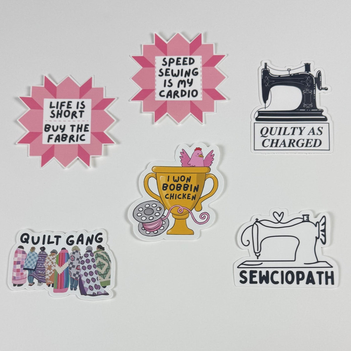 Quilty Stickers